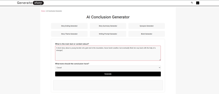 Conclusion Generator [Free, Unlimited]