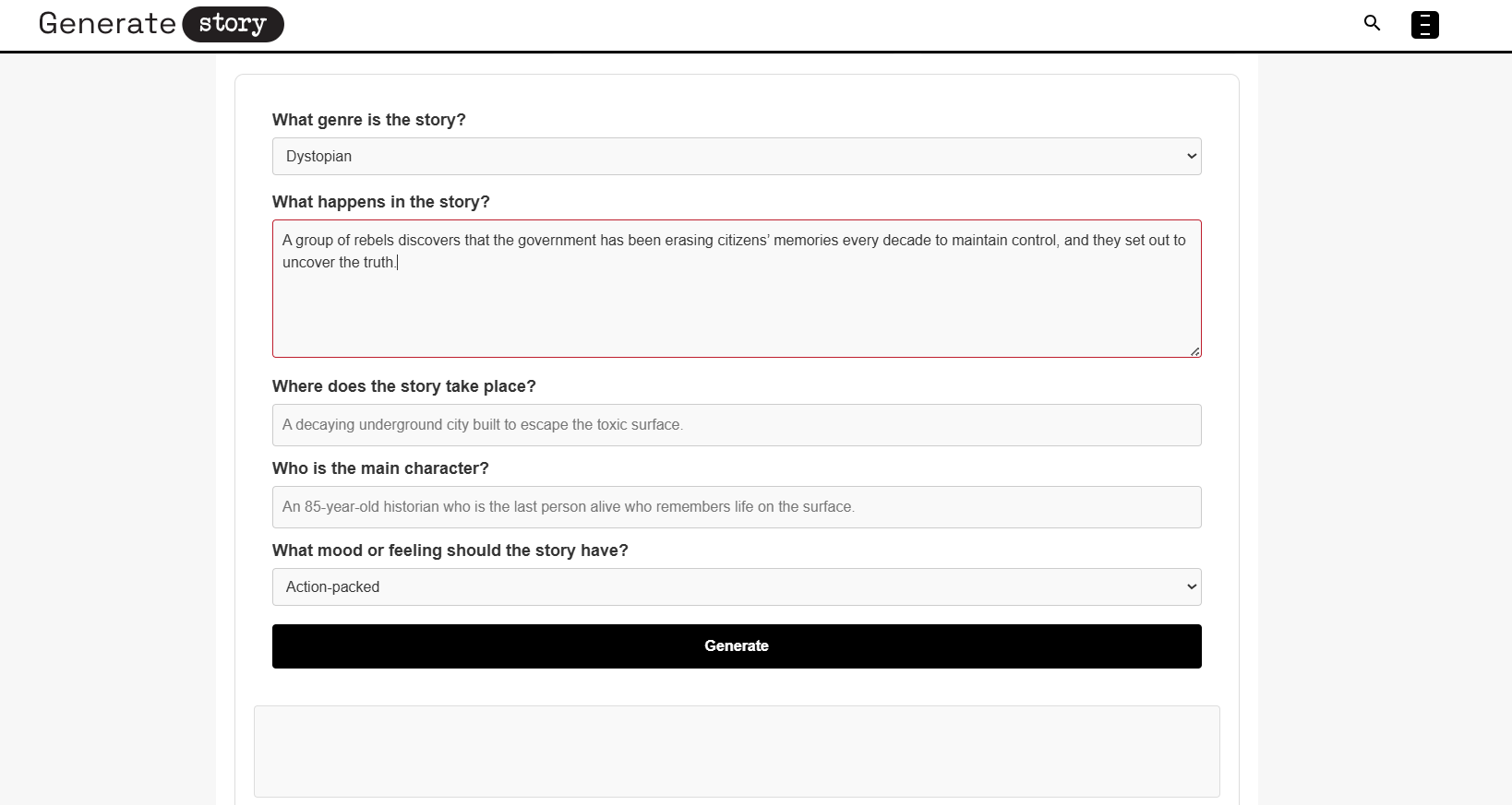 Drabble Writer [Free, Unlimited] - Generate Story