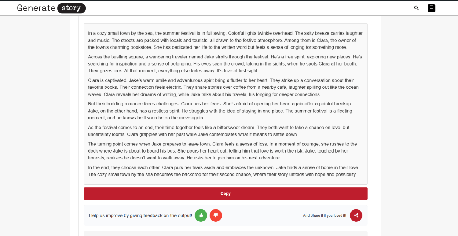 Romance Plot Generator [Free, AI-Powered] - Generate Story